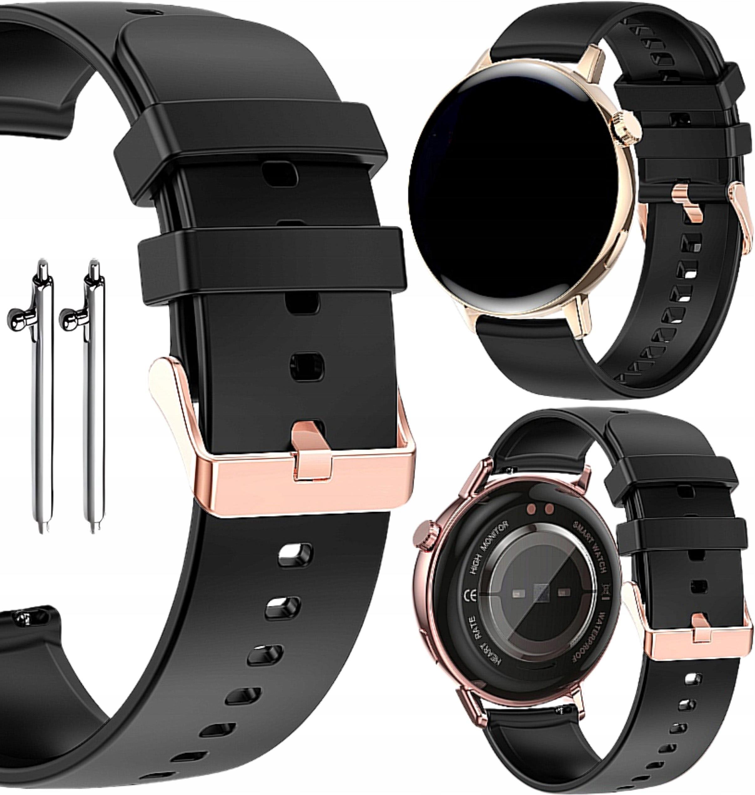 Angelo Watches Pasek Opaska Bransoleta Czarna Do Huawei Watch Gt2 Gt3 ...