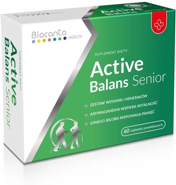 Biocanto Active Balans Senior 60tabl. - Opinie i ceny na Ceneo.pl