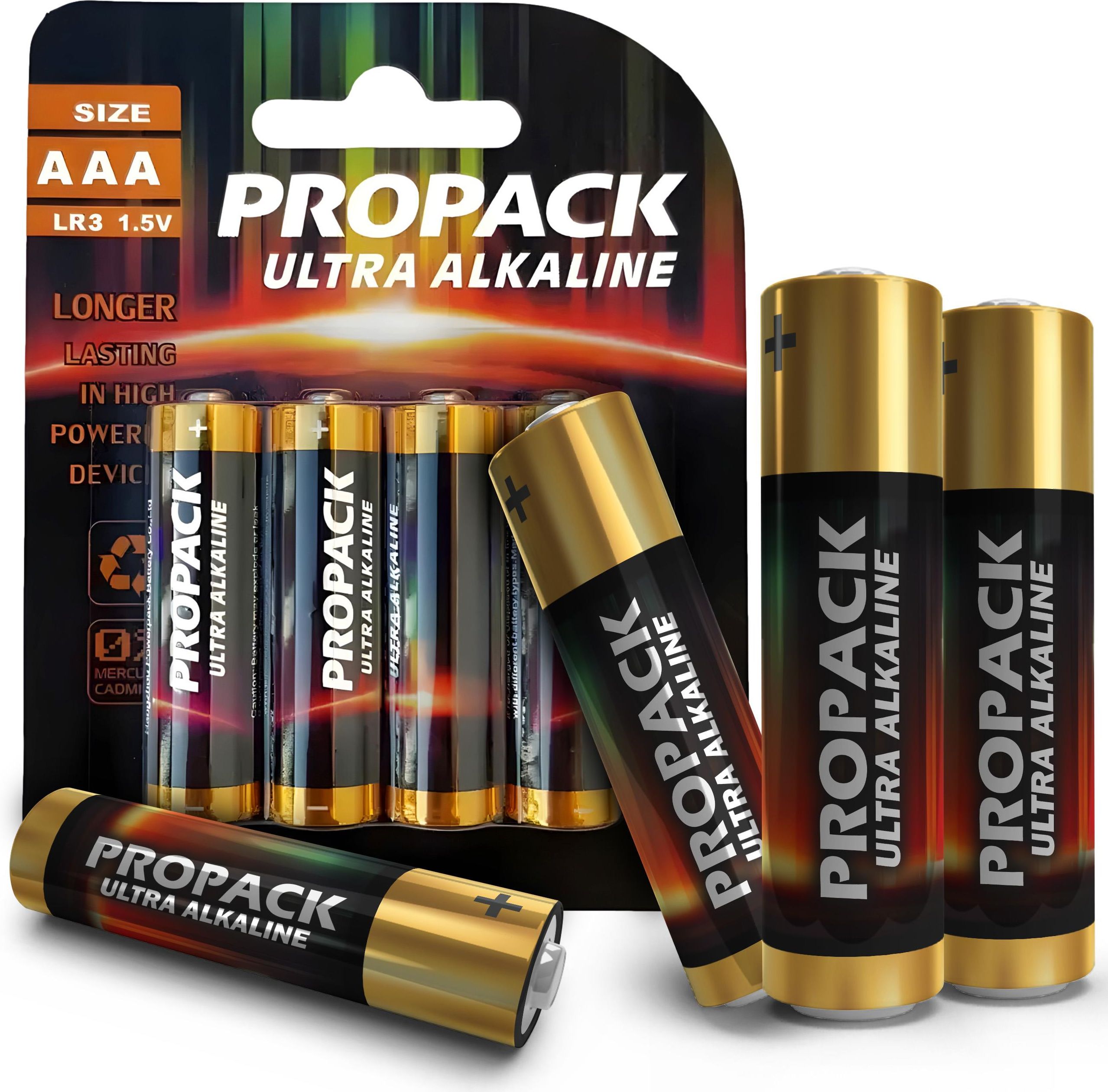 Propack Baterie Alkaiczne Aaa Bateria 4 Sztuki Mocne Wydajne - Ceny i ...