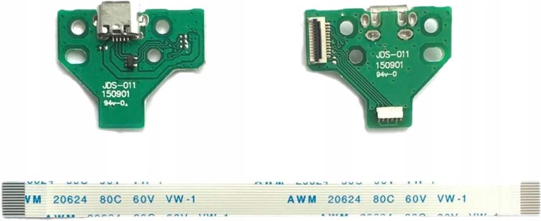 PŁYTA GNIAZDO ŁADOWANIA MODUŁ USB DO PADA PS4 JDS-011 JDM-011 +TAŚMA ...