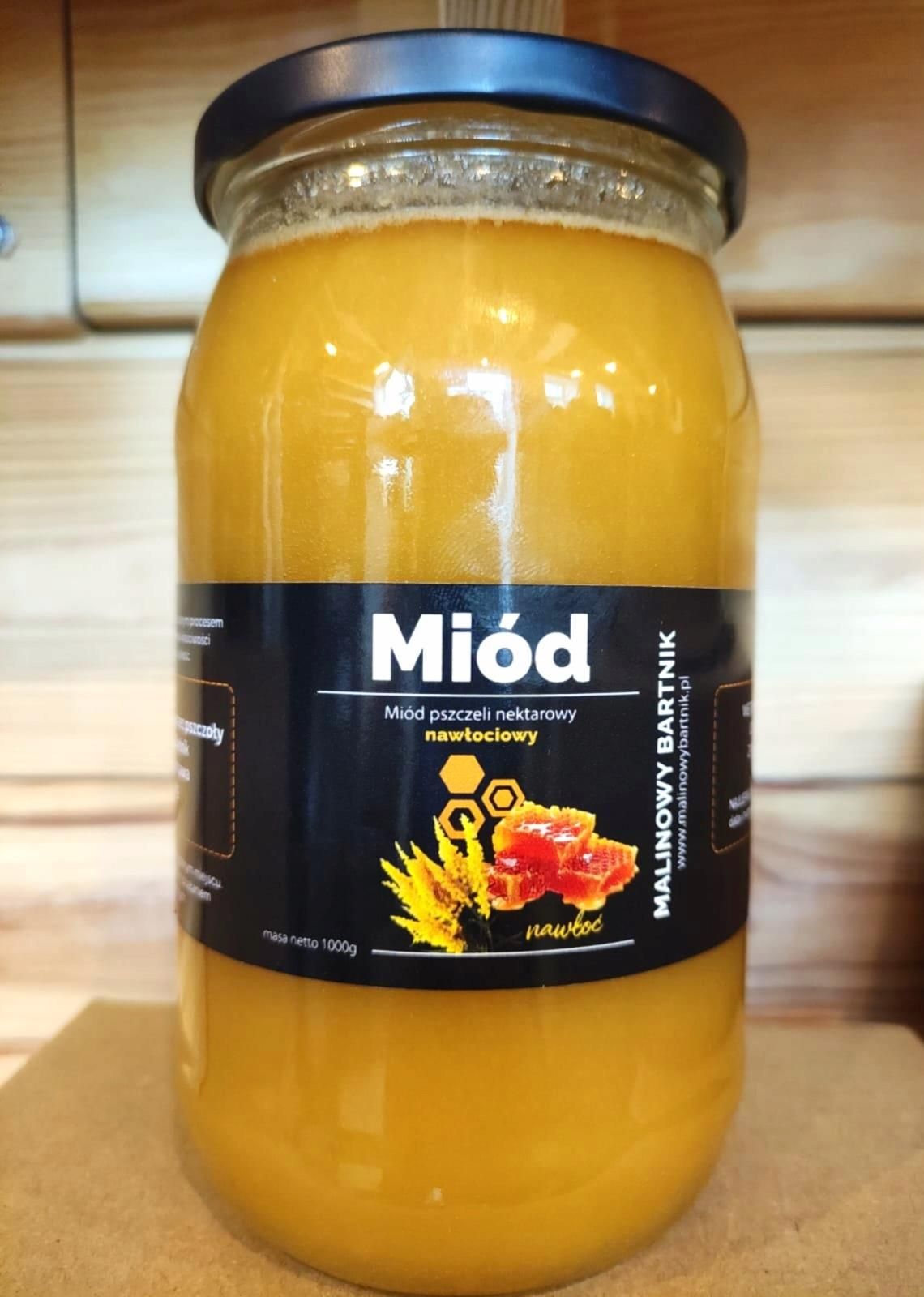 Malinowy Bartnik Miód Nawłociowy Nawłoć 1kg Nektarowy Polskie Pasieki Z ...