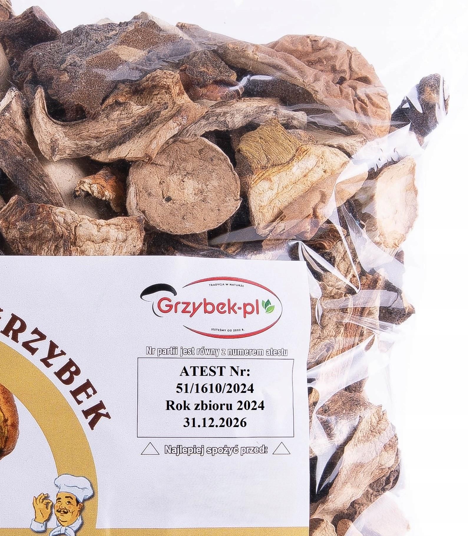 Grzybek Mix Borowik+Podgrzybek Gastro 100g Pl Atest 2024 Nowy Zbiór ...