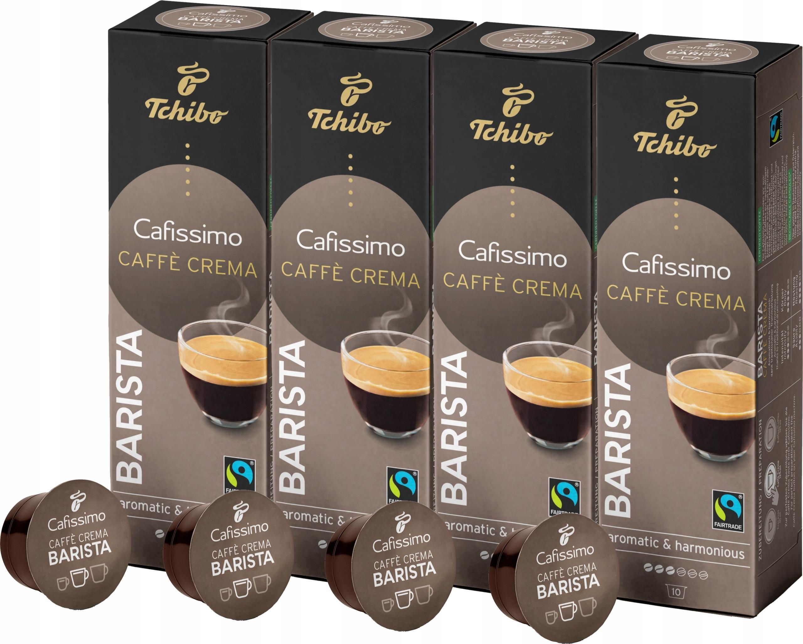 Kapsułki do ekspresów Tchibo Cafissimo Barista Crema 40kaps. - Ceny i ...