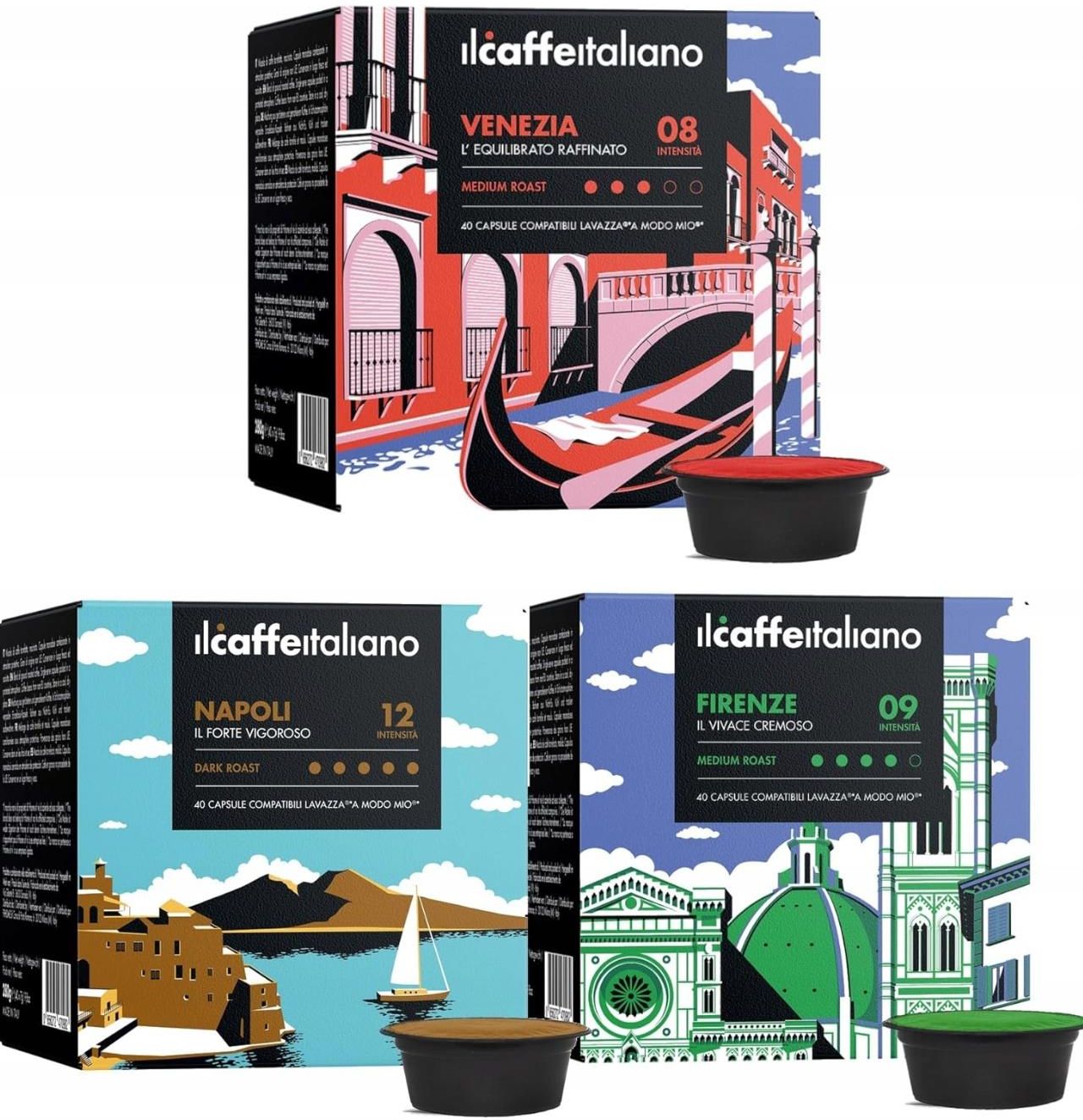 Kapsułki do ekspresów Il Caffè Italiano 120Kaps. Do Kawy Z Lavazza A Modo Mio System - Ceny i ...