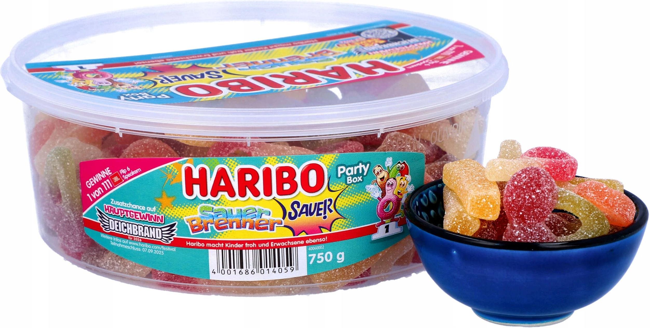 Haribo Sauer Brenner Żelki Owocowe Kwaśne 750g Z Niemiec - Ceny i ...