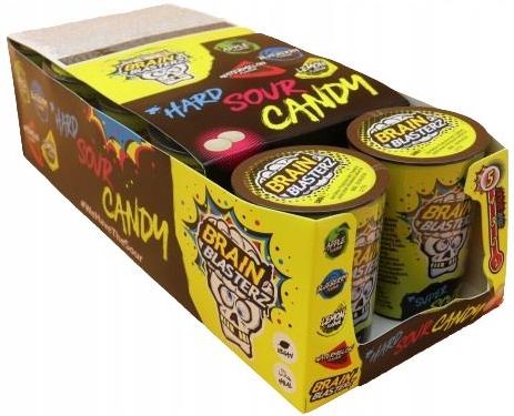 Brain Blasterz Sour Candy Kwaśne Cukierki Landrynki Karton 10X38g ...