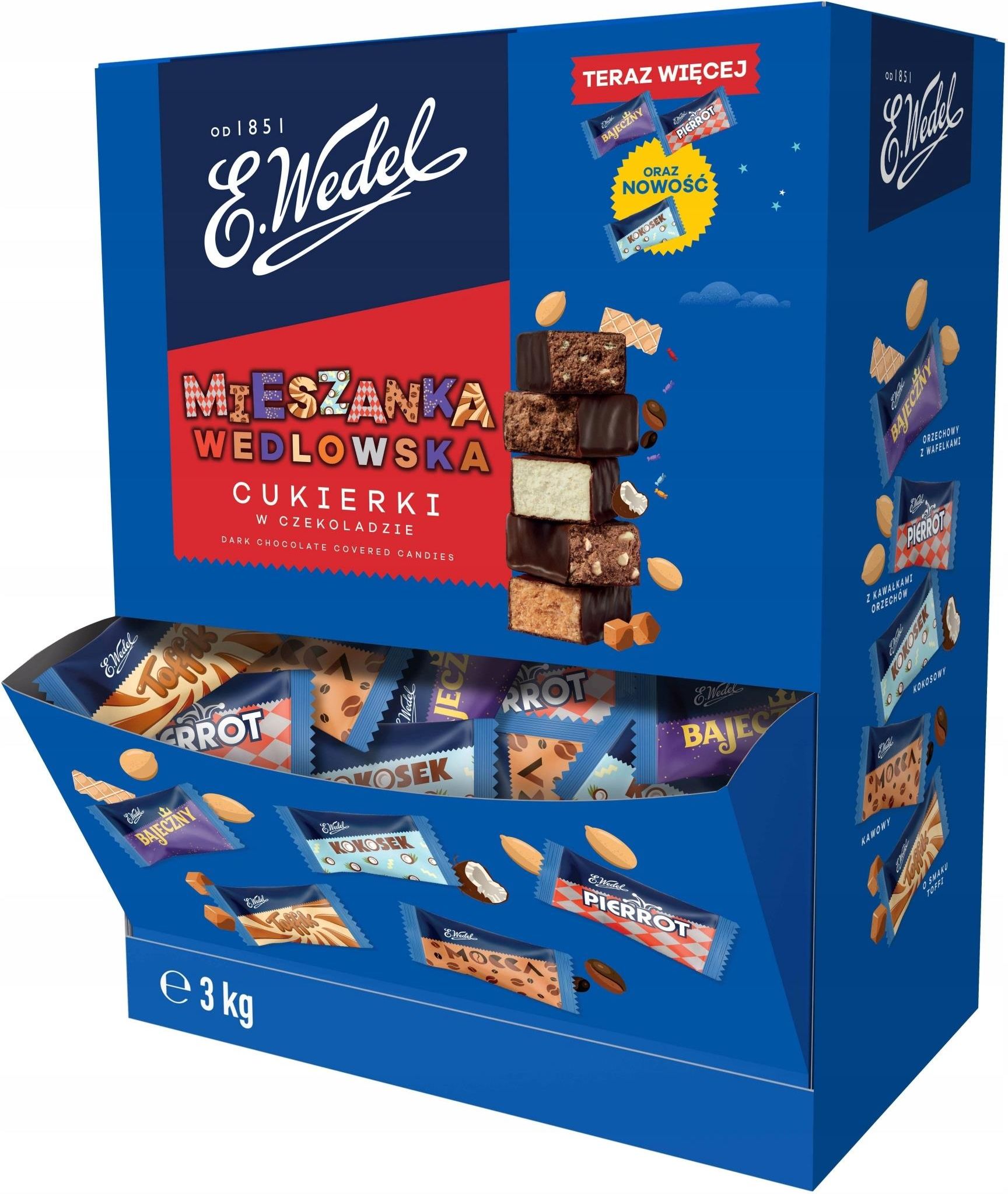 E.Wedel Cukierki Mieszanka Wedlowska W Czekoladzie Wedel 500g - Ceny i ...