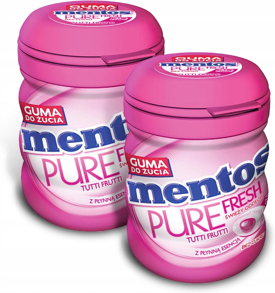 Mentos Pure Fresh Guma Do Żucia Bez Cukru Tutti Frutti Owocowa Mięta ...