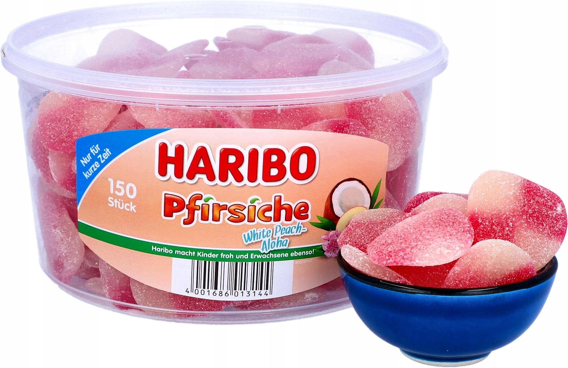 Haribo Żelki Owocowe Brzoskwinia Kokos 1350g Edycja Limitowana 150szt. Z De - Ceny i opinie ...