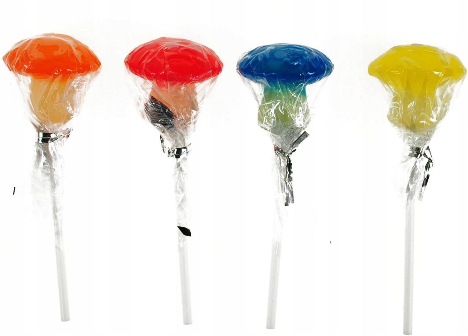 Profisa Mushroom Lollipop Lizaki Owocowe Grzybki Muchomory 15g 60szt ...