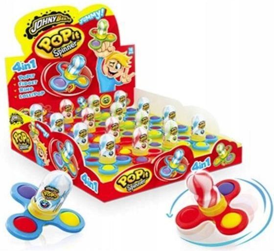Johny Bee Pop It Spinner Lizak Lizaki Abawka Spiner 16szt. - Ceny i ...