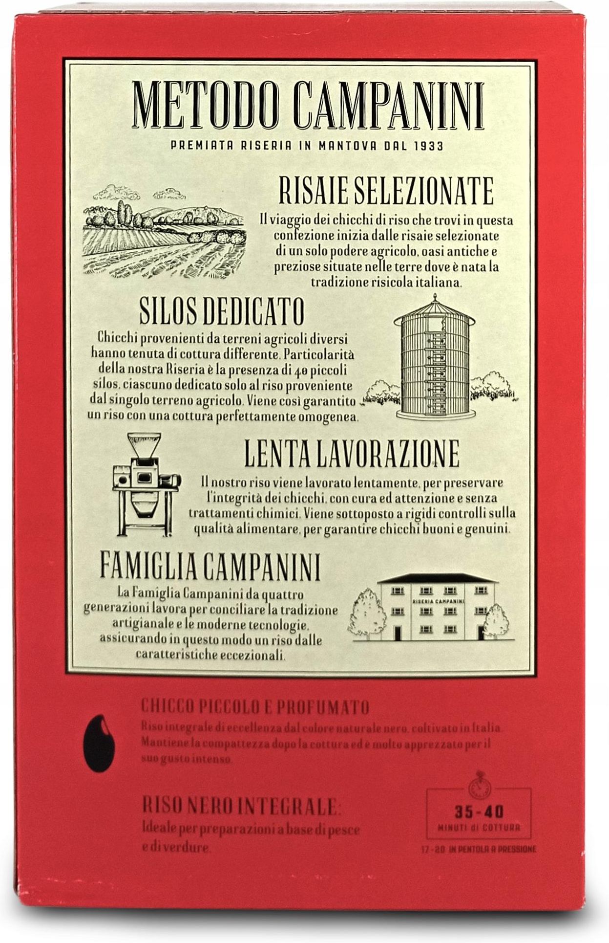 Campanini Ryż Czarny Naturalny 1kg Włoski Smak I Zdrowie - Ceny i ...