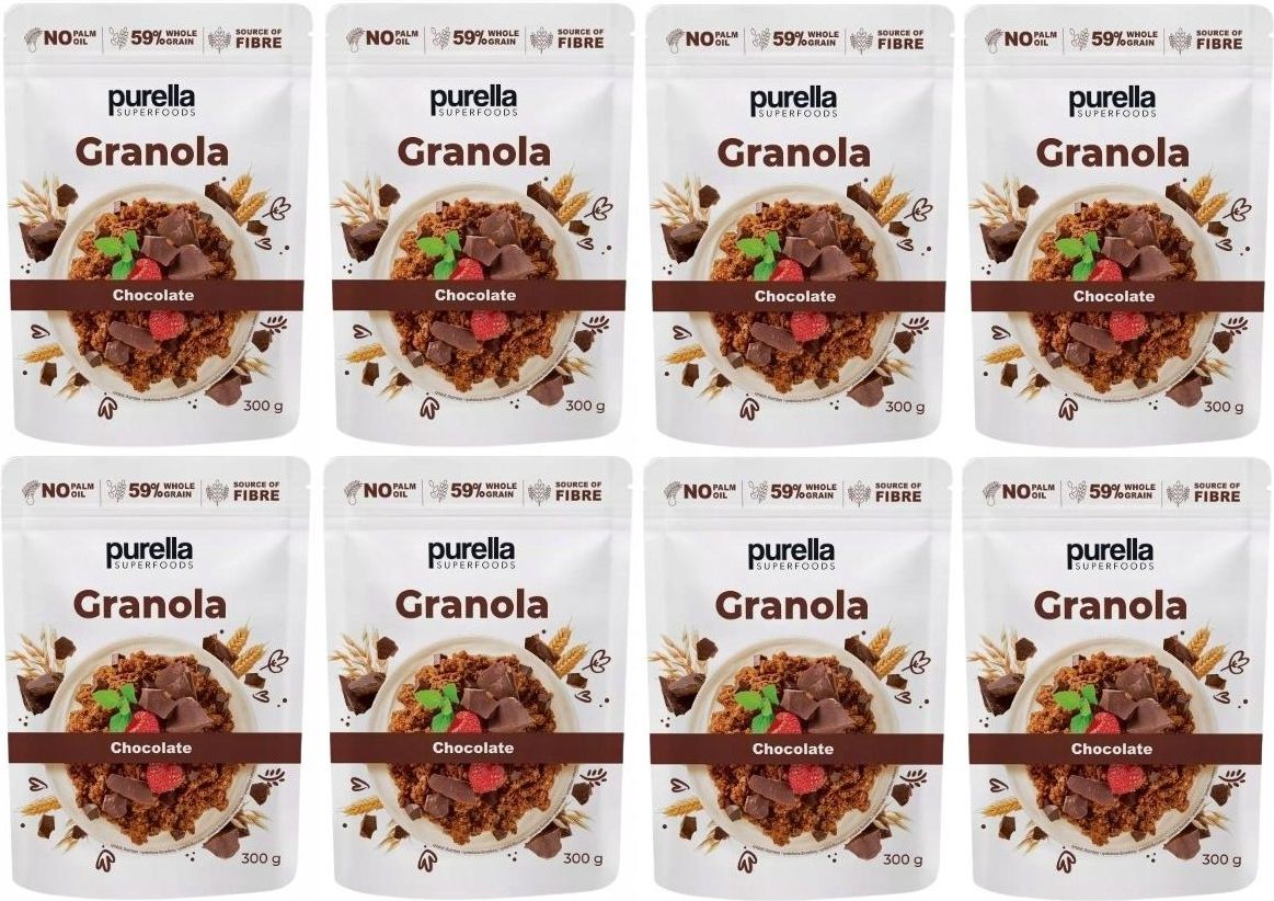 Purella Superfoods Granola Choco 300g Chrupiące Musli Miodowo ...