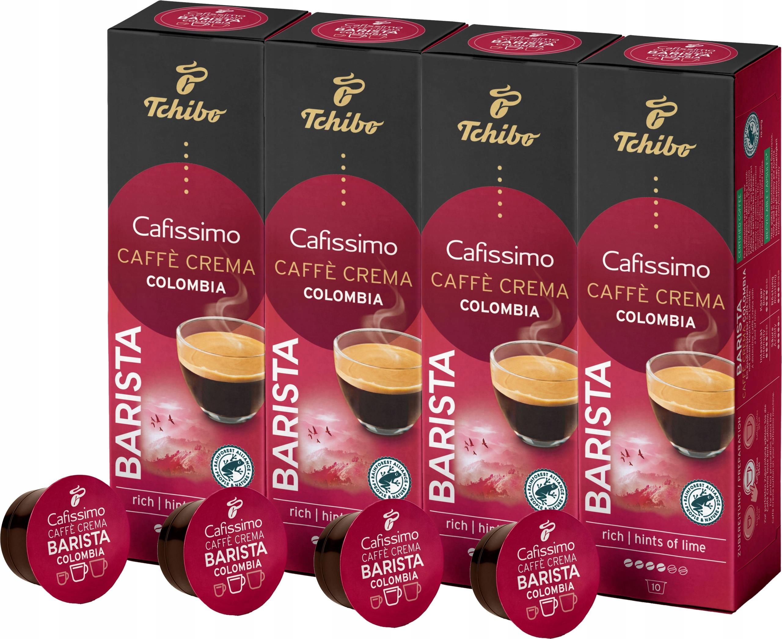 Kapsułki do ekspresów Tchibo Cafissimo Caffe Creama Colombia 40kaps ...