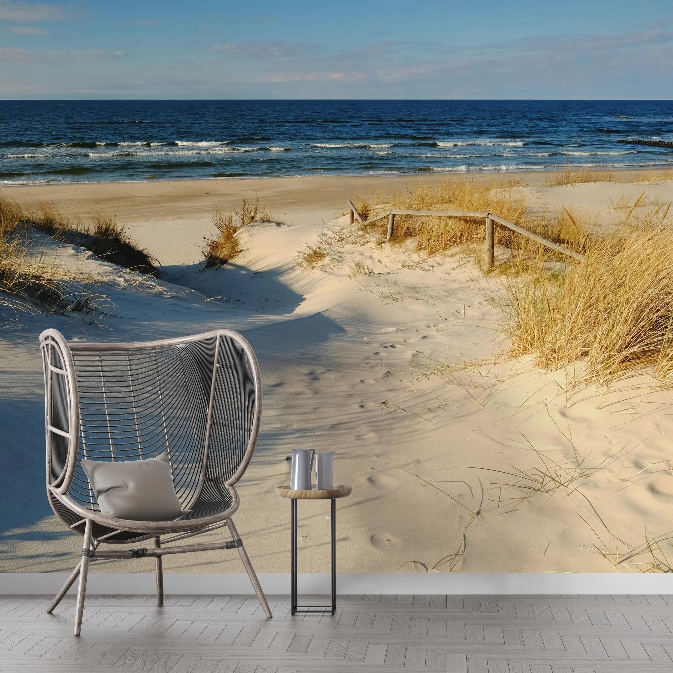 Wielkierzeczy Fototapeta Bałtyk Morze Wydmy Piasek Panorama Pejzaż ...