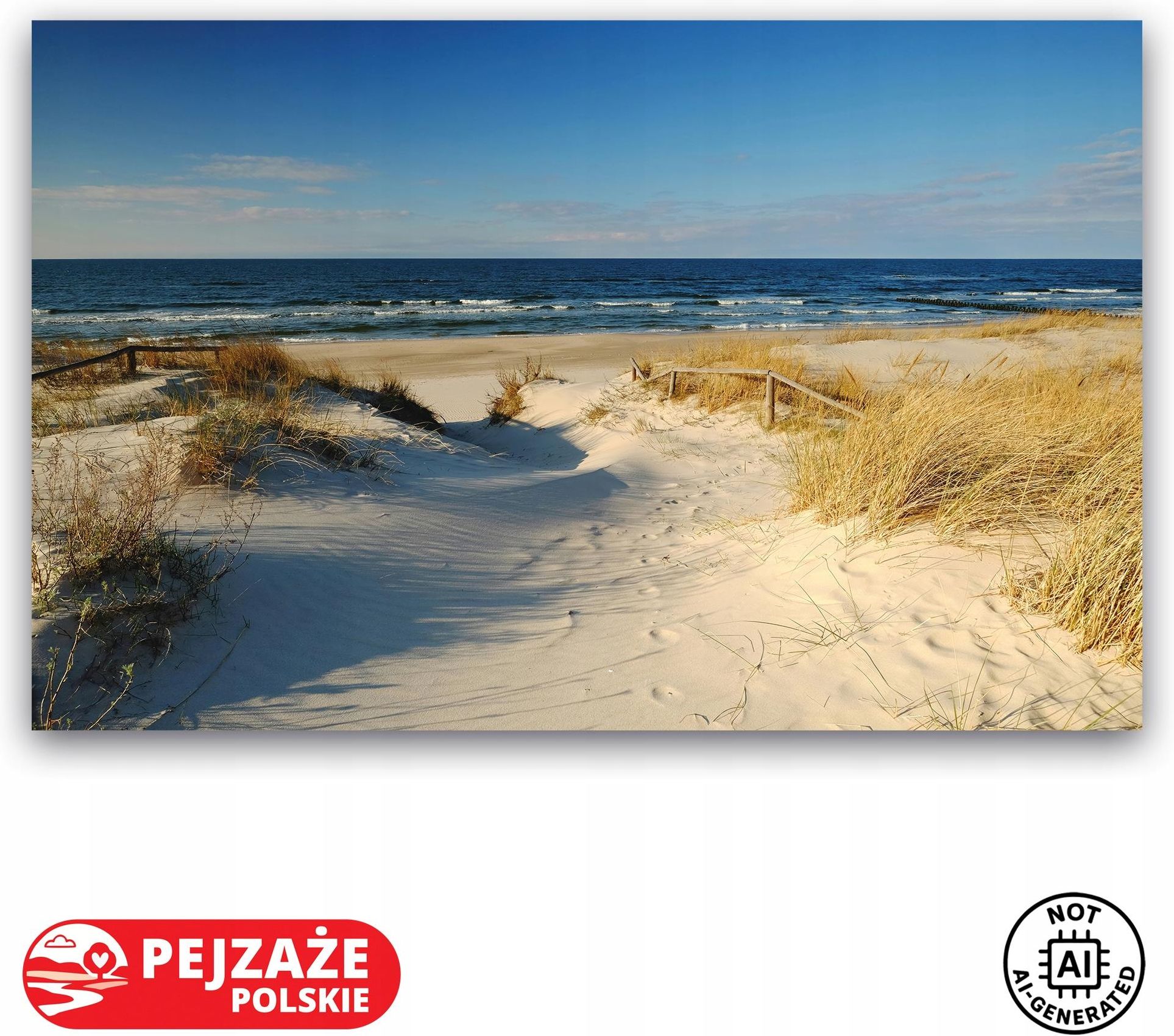 Wielkierzeczy Fototapeta Bałtyk Morze Wydmy Piasek Panorama Pejzaż ...