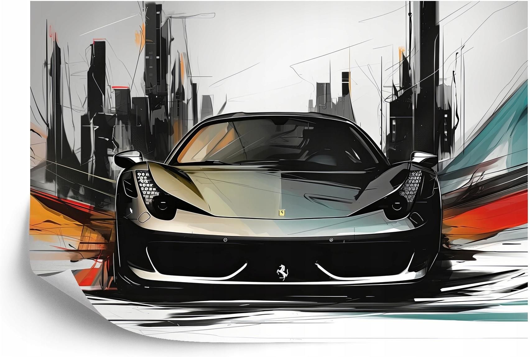 Fototapeta Ferrari 458 Italia Samochód Auto Pininfarina 368X254cm ...