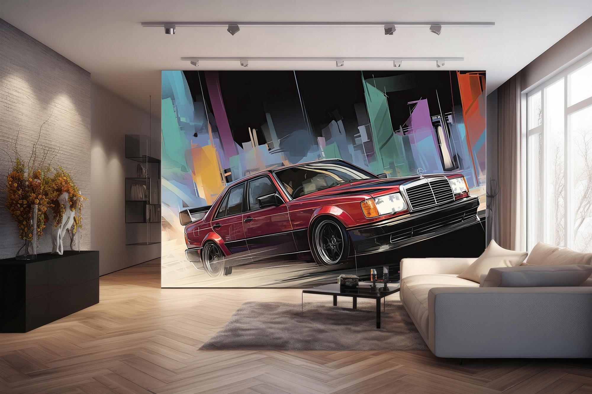 Fototapeta Mercedes Benz 190 W201 W 201 Evo Samochód Auto 368X254cm 1880993222 - Opinie i ceny ...