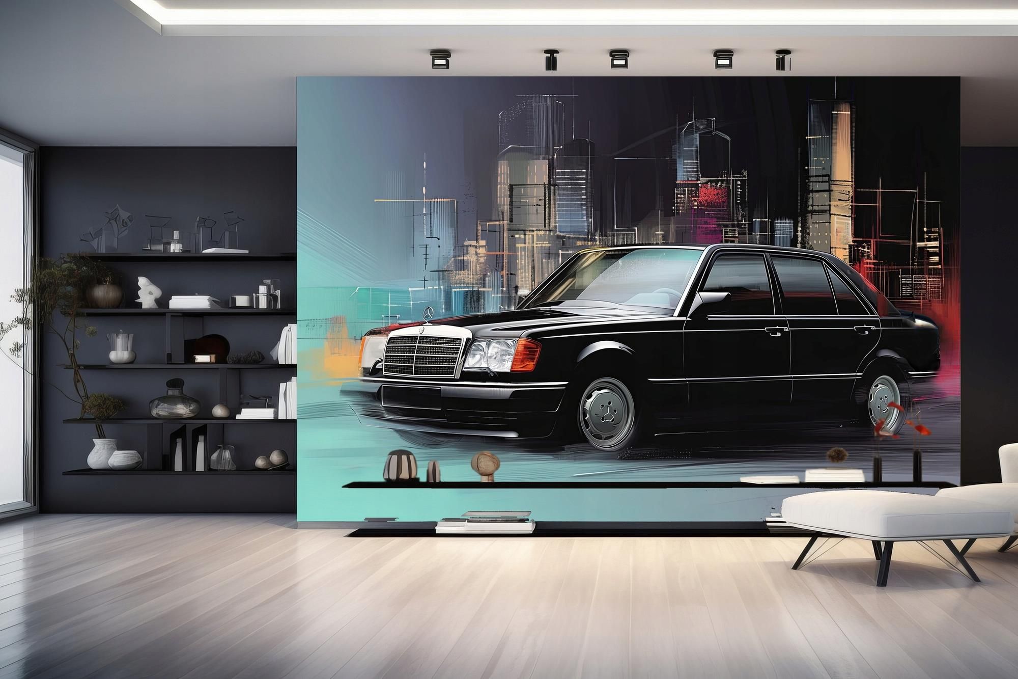 Fototapeta Mercedes E 300E 230E 200D 300D W124 W 124 368X254cm 1880791265 - Opinie i ceny na ...