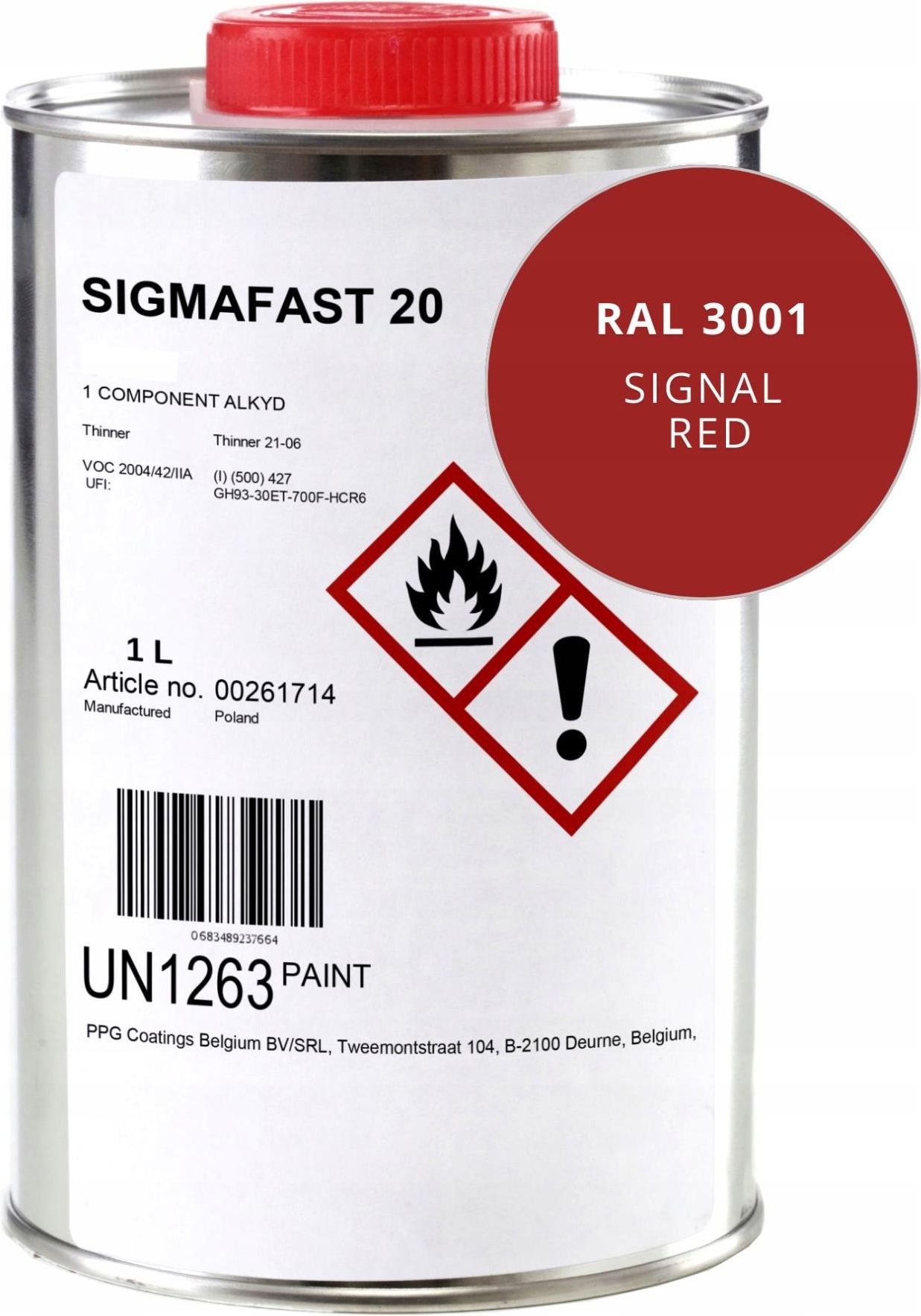 Farba Ppg Sigma Coatings Farba Antykorozyjna Sigmafast 20 Okrętowa ...
