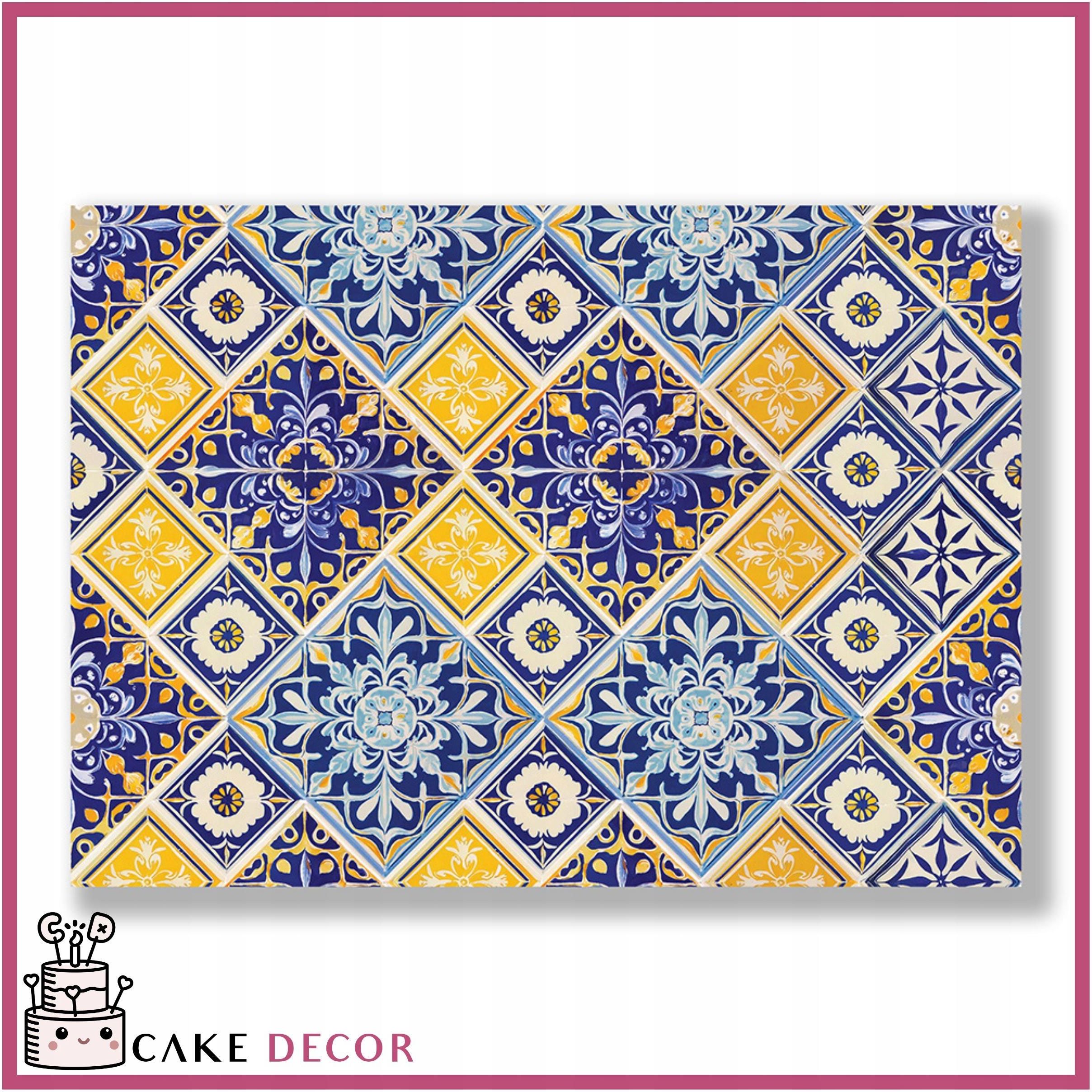 Cakedecor Cukrowy Opłatek Wydruk Z Masy Cukrowej Tapeta Na Tort A4 ...