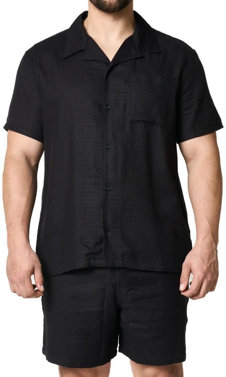 Koszula plażowa BOSS Vida_Shirt NERO (50540154-001) - Ceny i opinie ...