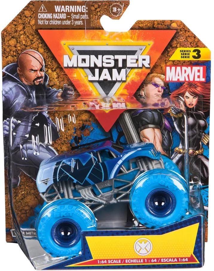Monster Jam 1:64 Marvel Single Packs Shield - Ceny i opinie - Ceneo.pl