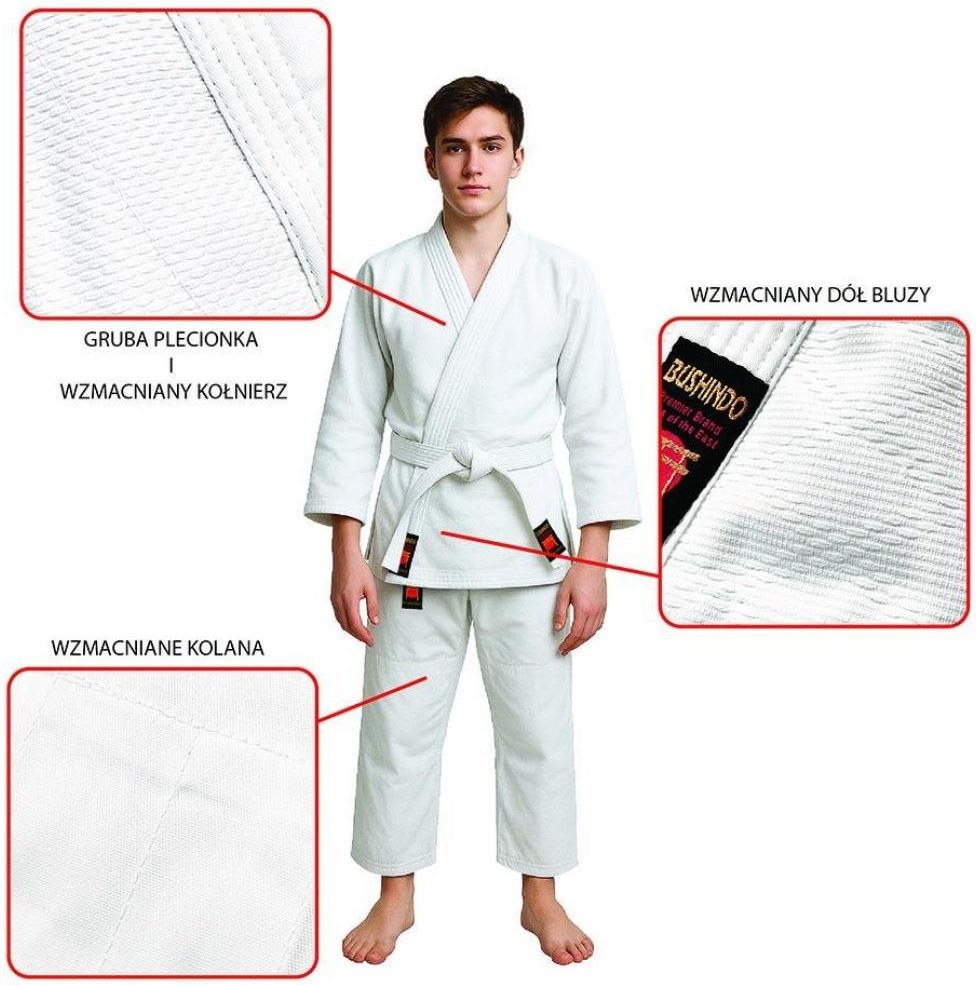 Bushindo Strój Do Judo 5/180Cm /Bushindo - Ceny i opinie - Ceneo.pl