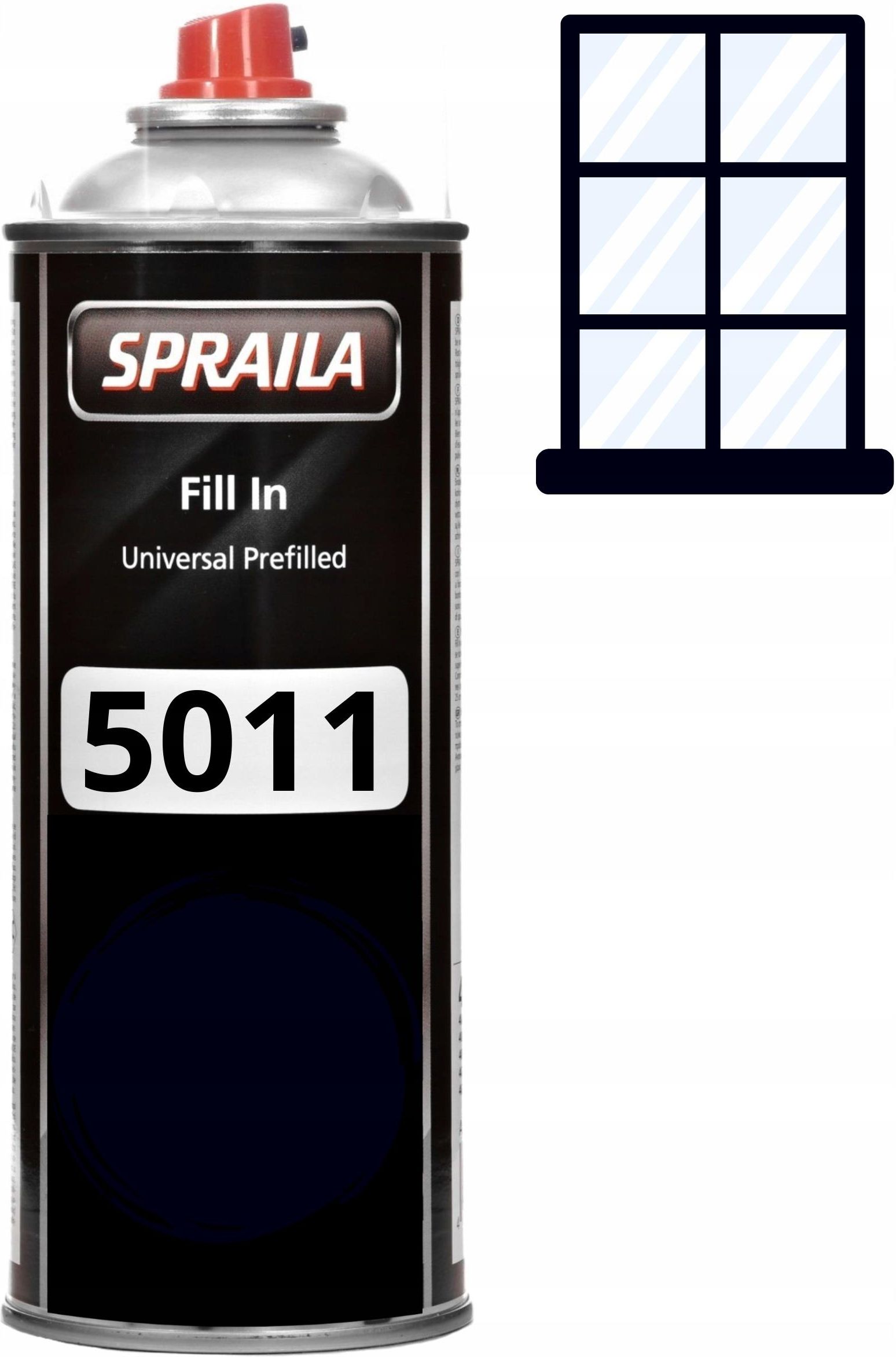Lakier Kar Lak Premium Ral 5011 Połysk Okna Drzwi I Parapety Pcv Abs ...