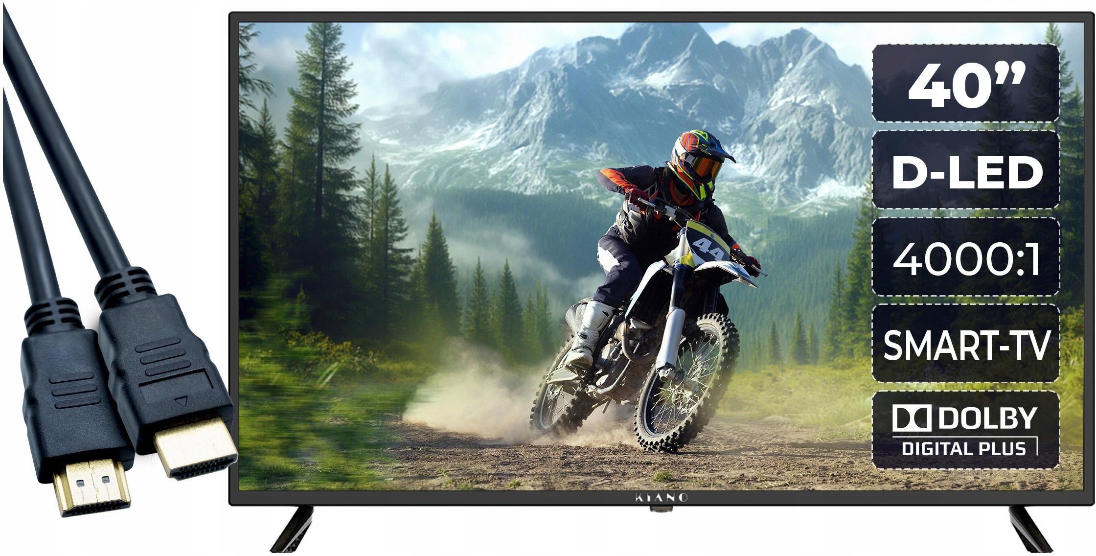 Telewizor LED Kiano Slim TV 40 cali Full HD 40 cali - Opinie i ceny na ...