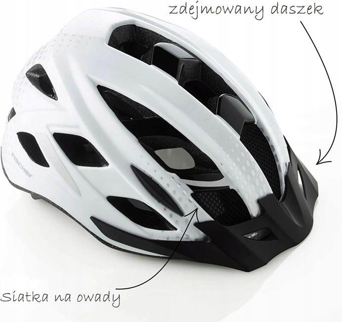 Fischer Kask Rowerowy Lano Z Oświetleniem L/Xl - Ceny i opinie - Ceneo.pl