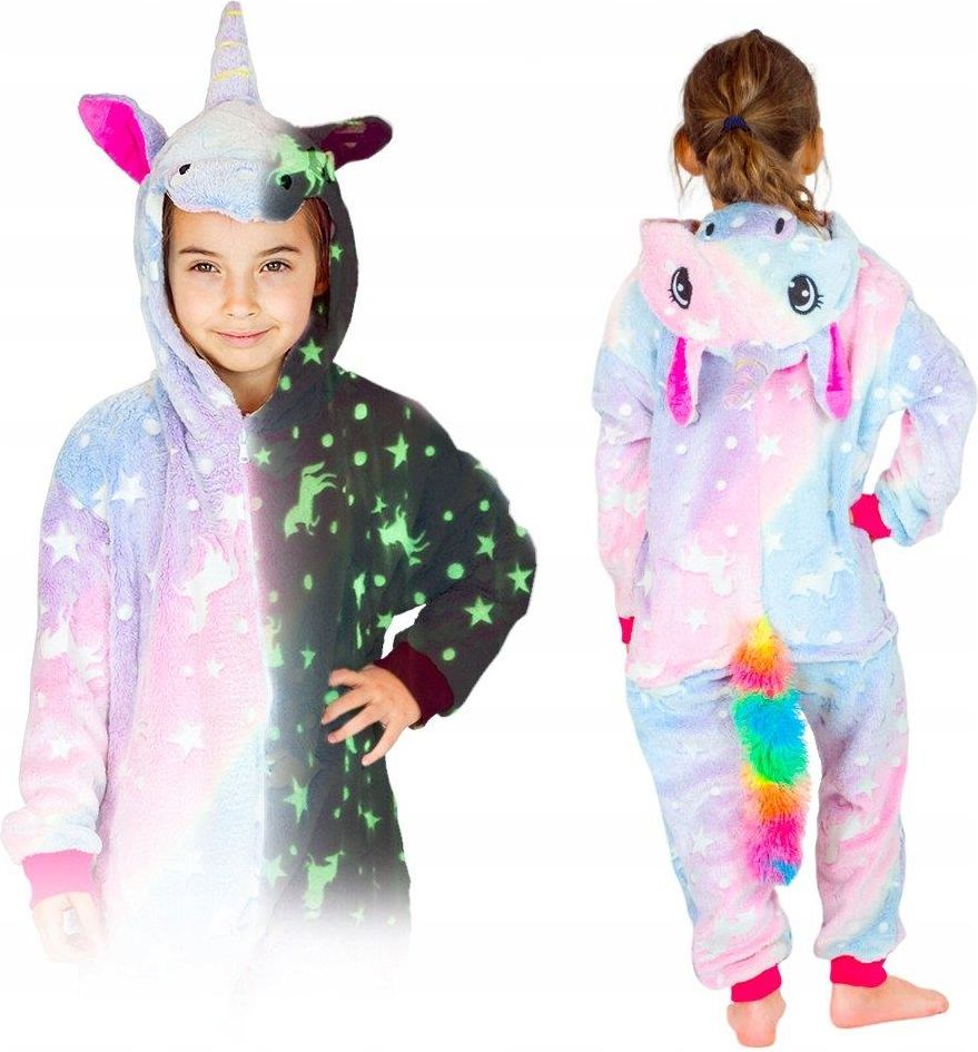 Onesie Kigu Piżama Dla Dzieci Tęczowy Jednorożec S - Ceny i opinie ...