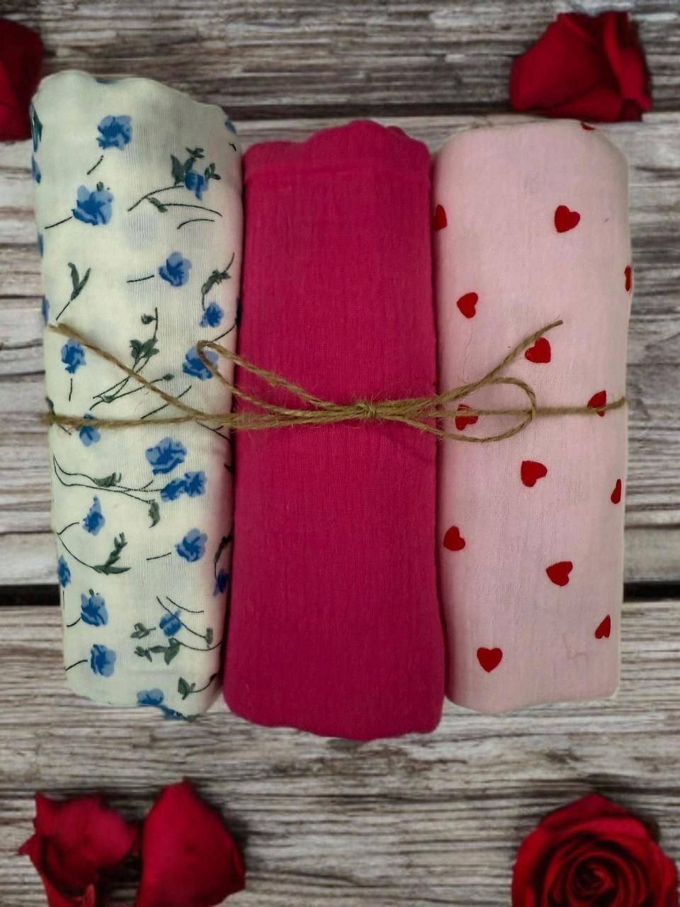 Dartomik Pielucha Muślinowa 3-Pak 80X60 Pieluszki Bawełna Chaber ...