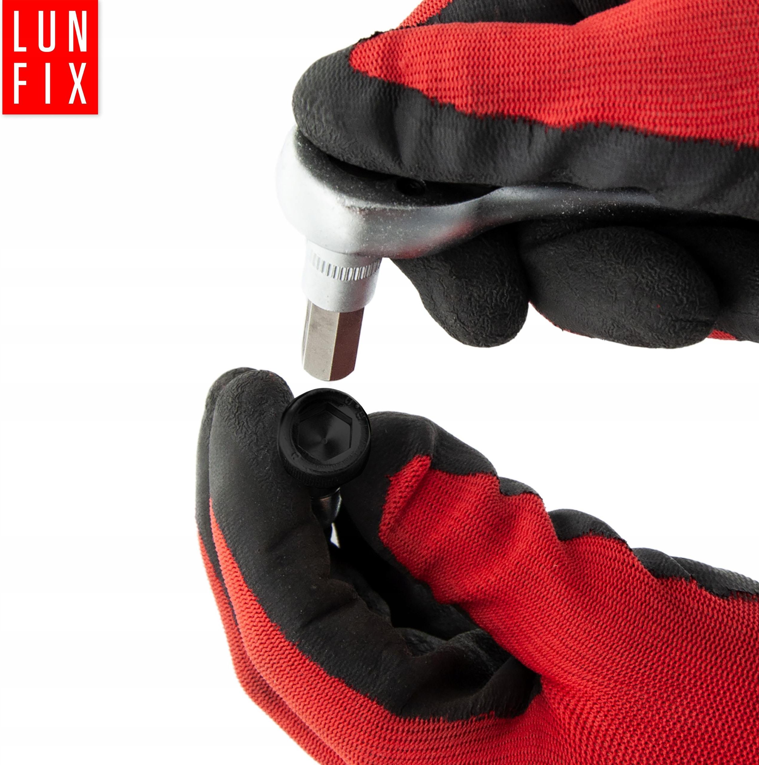 Lun Fix Śruba imbusowa M8x16 czarny ocynk z łbem walcowym DIN912 kl8.8 ampulowa 1kg 1869074546 ...