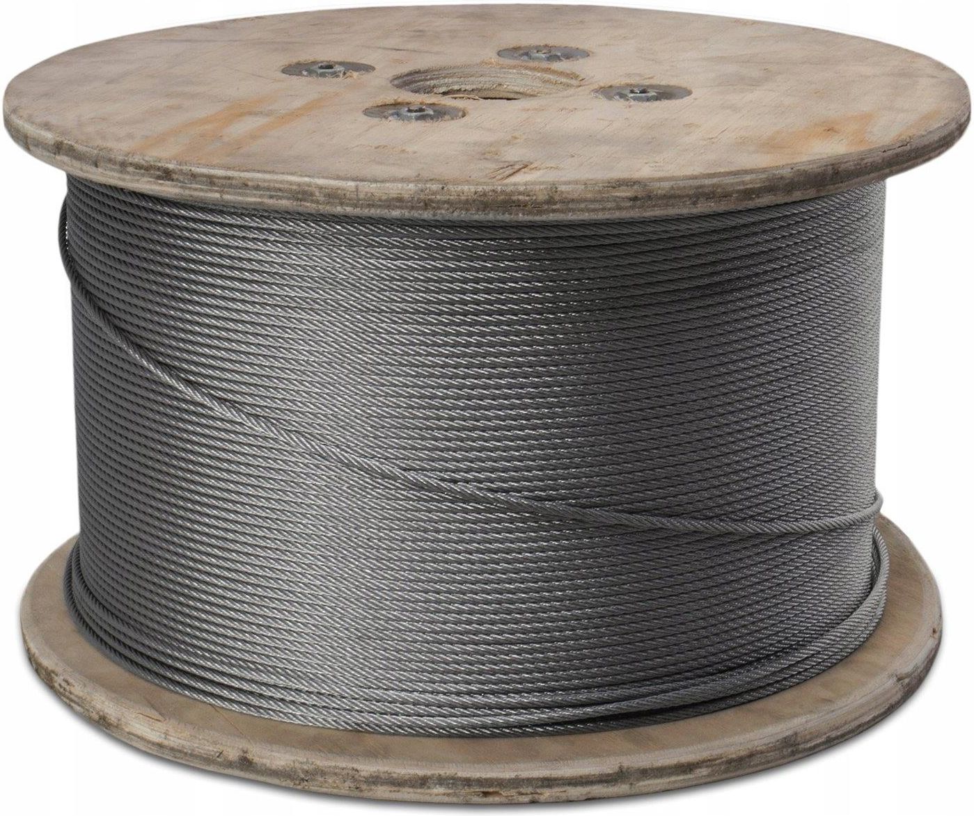 Dq-Pp Lina Linka Stalowa Nierdzewna Inox Kwasoodporna Wytrzymała 7x7 4mm 200m 1881388893 ...