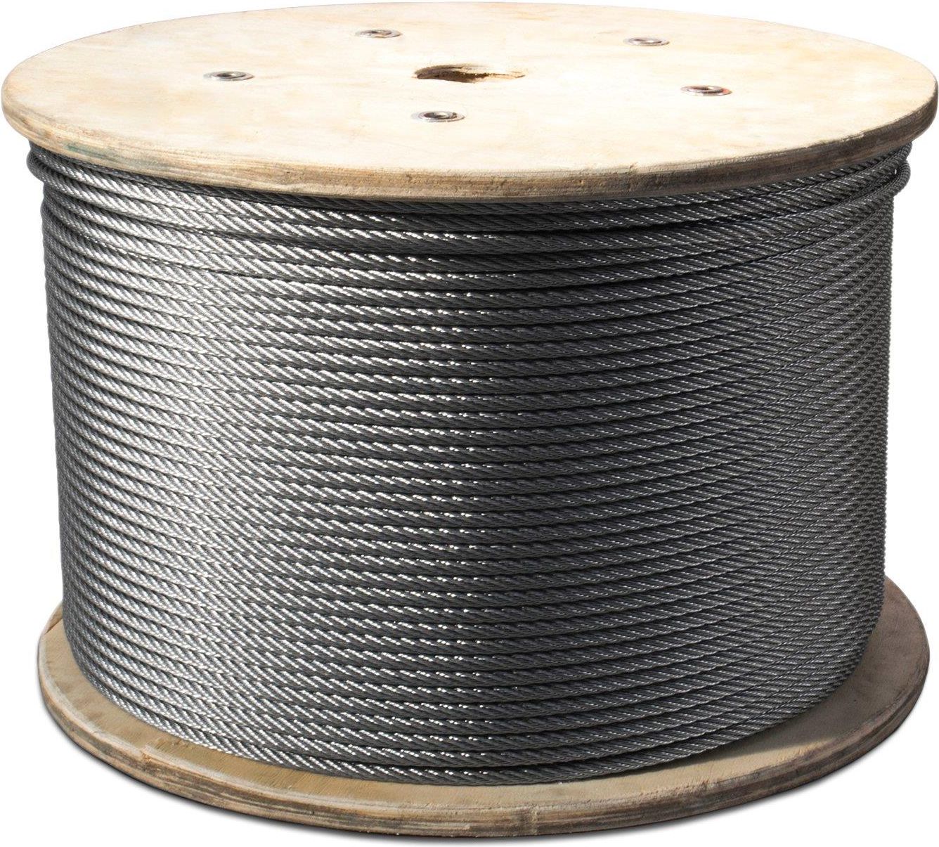 Dq-Pp Lina Linka Stalowa Nierdzewna Inox Kwasoodporna Wytrzymała 7x19 8mm 100m 1881815719 ...