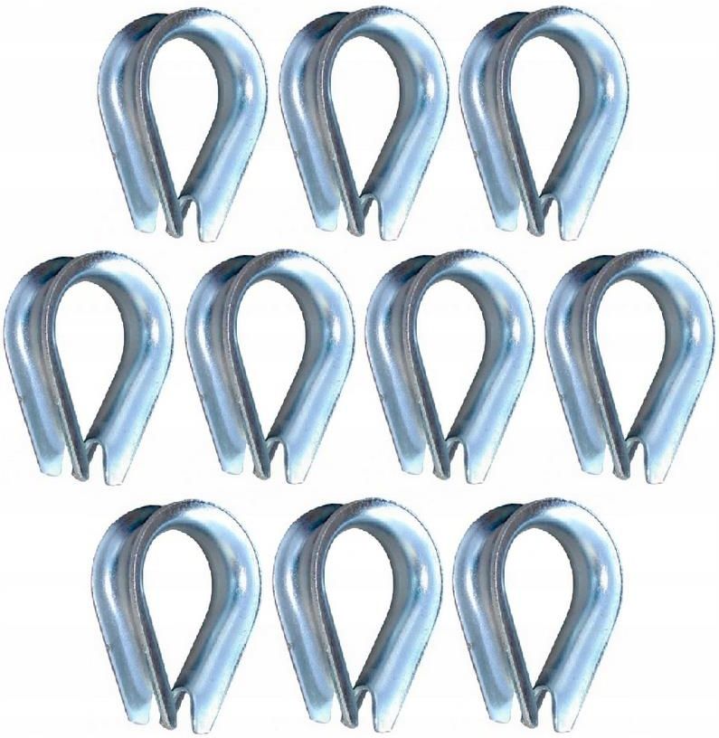 Dragon Zestaw Uniwersalny do montażu Lina stalowa 2mm w Pcv 50m Zaciski Kausze 1880585281 ...