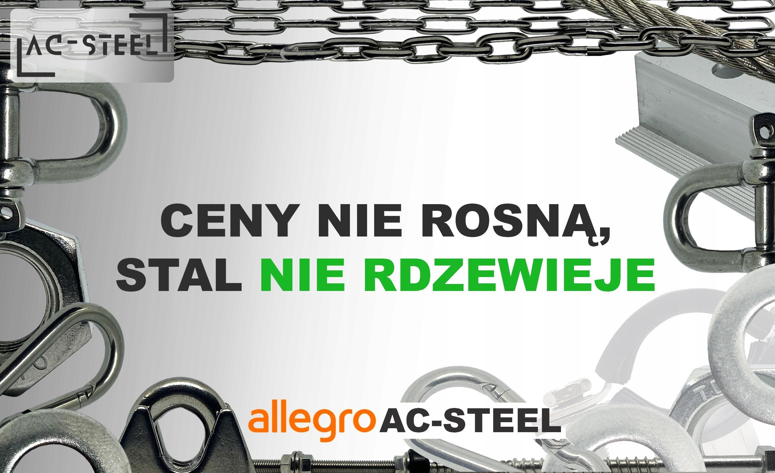 Ac-Steel M18 Nakrętka sześciokątna nierdzewna A2 Din 934 10 szt ...