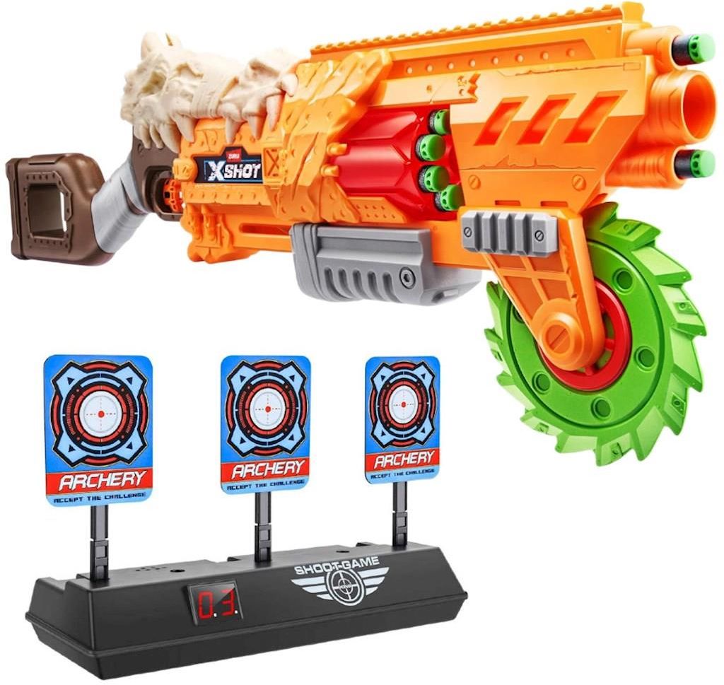 X-Shot Insanity Horrorfire Doomsday 36732 + Tarcza Elektroniczna Na 3 ...