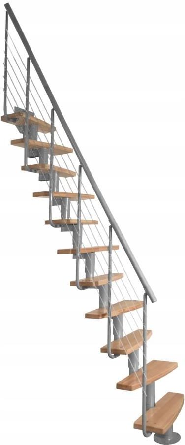 Atrium Schody Modułowe Mini Plus 11 Stopni Dąb Nat./Lux Ral 9006 (M+Lux116O) - Opinie i ceny na ...
