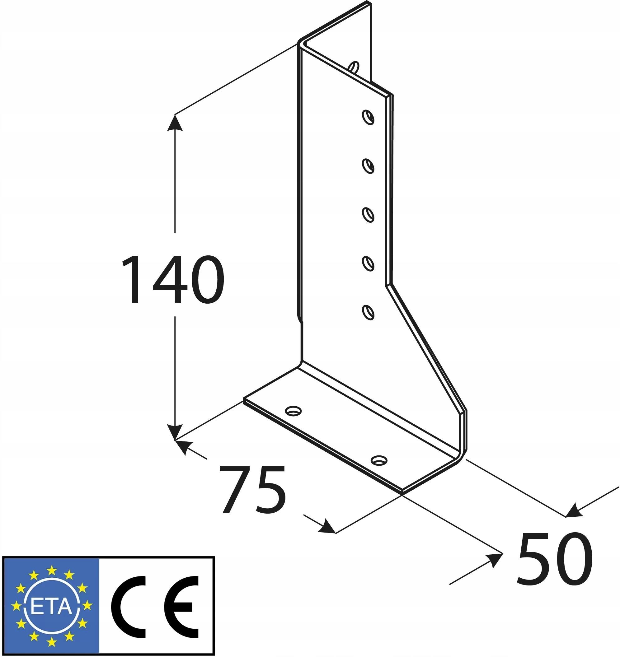 Dmx Wieszak Belki Prawy Wbd 140P 50X140 Wspornik Łącznik Ciesielski Ocynk Domax (4546) - opinie ...