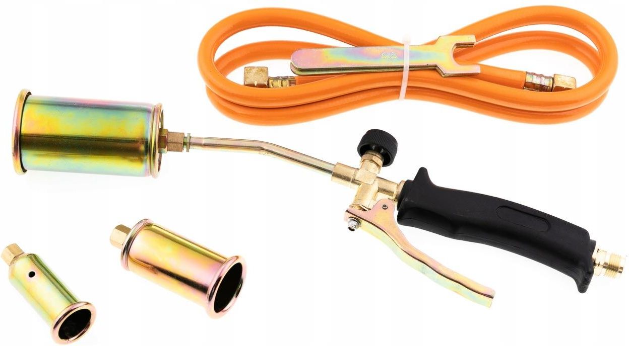 15987 Palnik Gazowy Do Opalania Podgrzewania Papy Dekarski 3 Dysze 25Mm ...