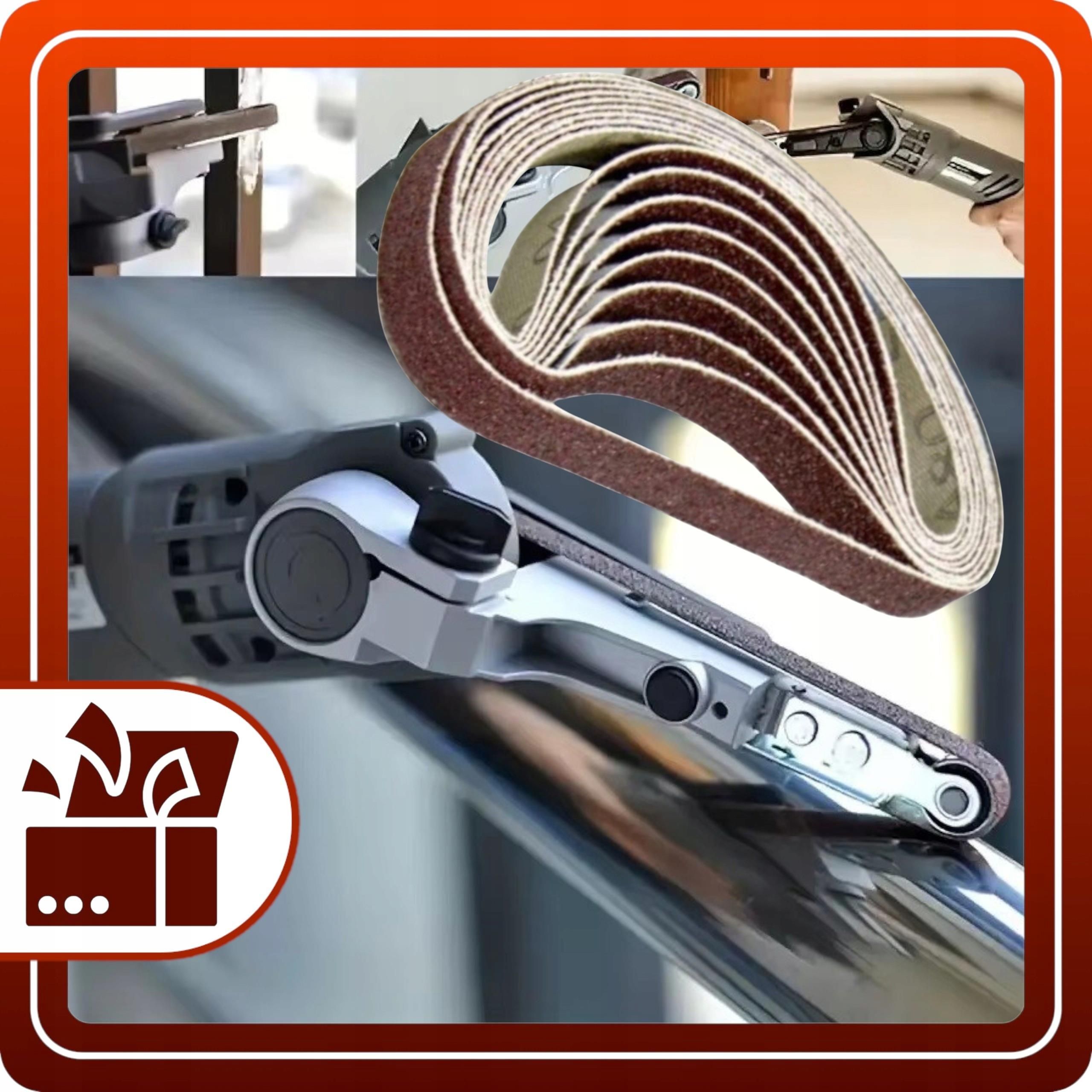 Turbotools Papier Ścierny Taśma Pas Bezkońcowy 10X330Mm P100 10szt. Szlifierka Taśmowa - Opinie ...