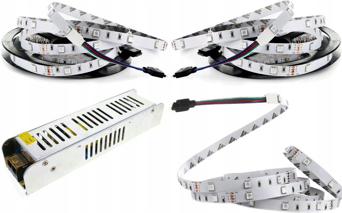 Led-One Zestaw 14 Metrów Taśma Led Rgb 150 Ip20 + Zasilacz (356446 ...