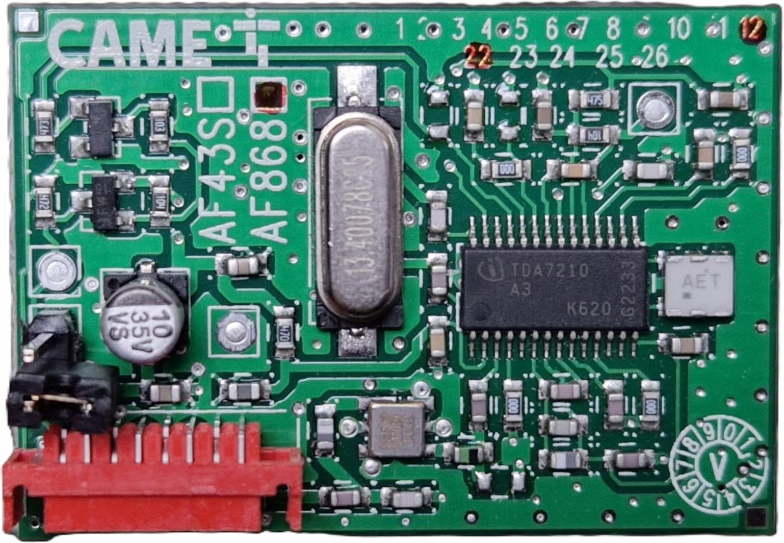 Came Karta Częstotliwości Af868 Do Pilotów Top/Tam/Atomo (001AF868 ...