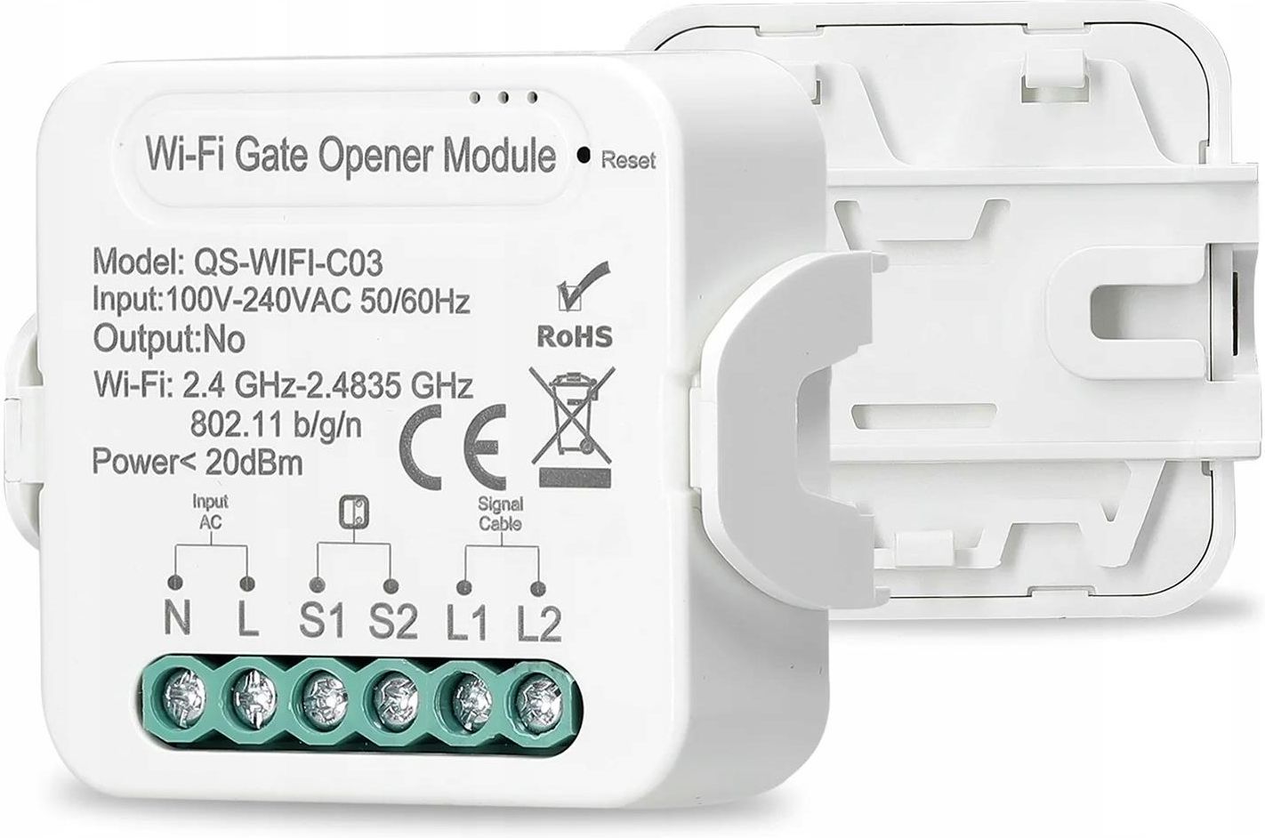 Indual Moduł Sterownik Do Bramy Garażowej Wjazdowej Wifi Tuya Qs-Wifi ...