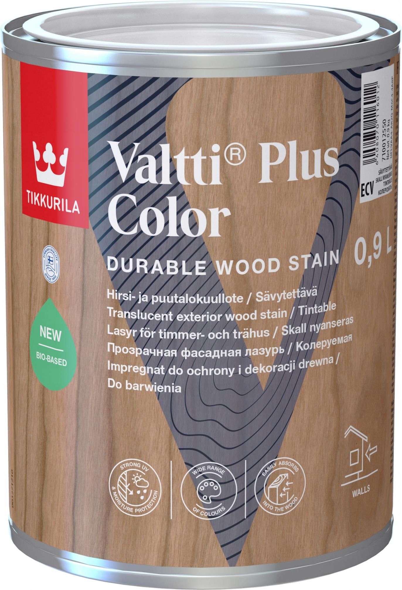 Tikkurila Valtti Plus Color 0,9L 5071 Tatti Impregnat Szybkoschnący ...