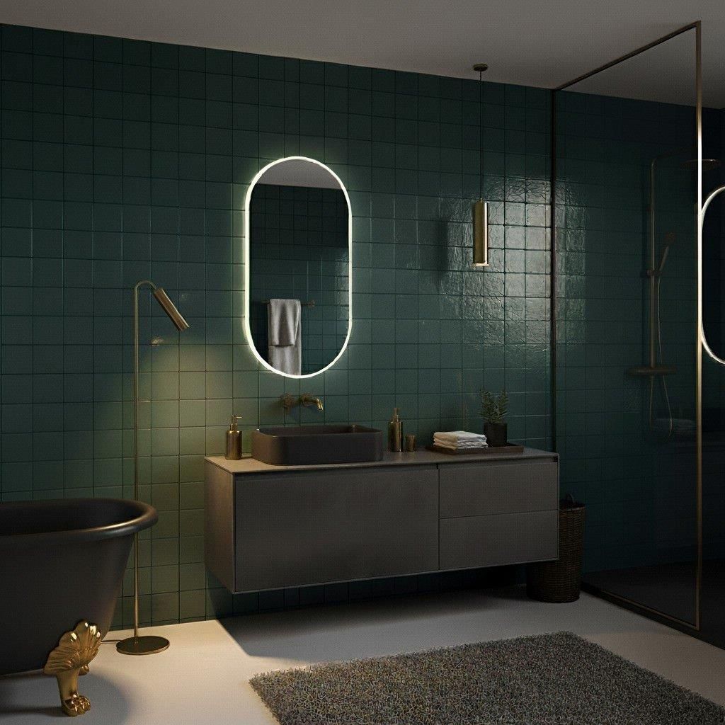 Mirado Lustro Łazienkowe Led Barwa Neutralna Owalne 60x120cm Coretta ...