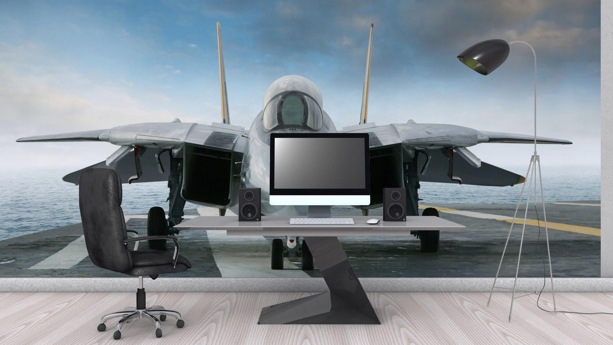 Deco-Wall Tapeta Samolot F-14 Tomcat Wojskowy Myśliwiec 290G Nr 231 ...