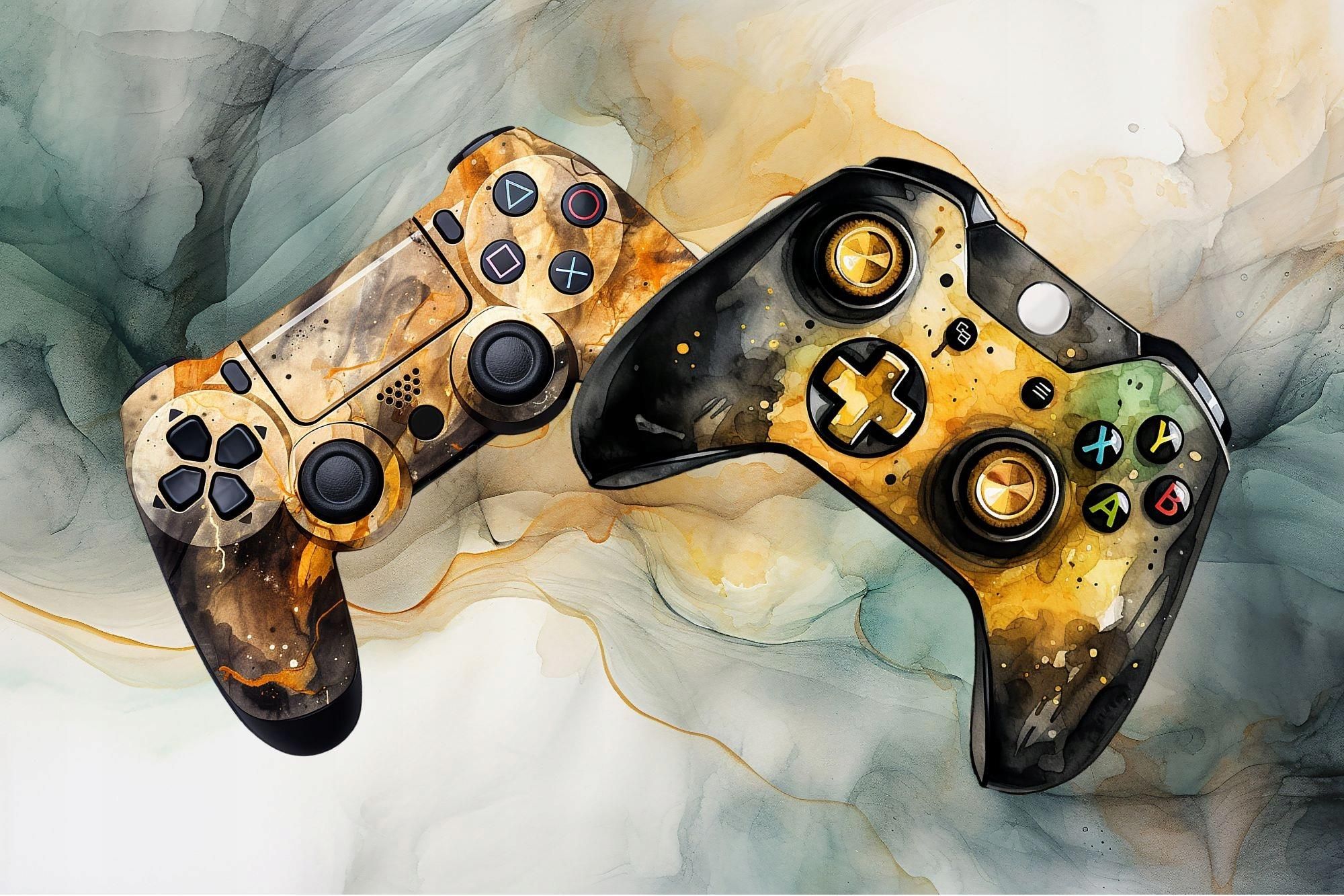 Tapeta Dla Dzieci Gamepad Gamer Pokój Gier Game Konsola Pc Joystick ...